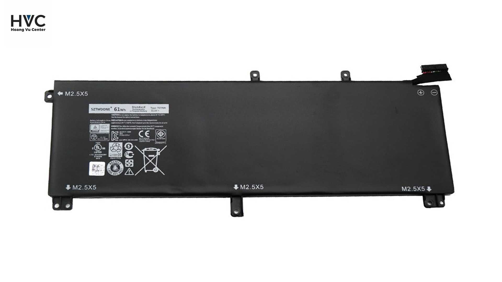 Pin Laptop Dell XPS 15-9535-T0TRM - 61Wh Zin New