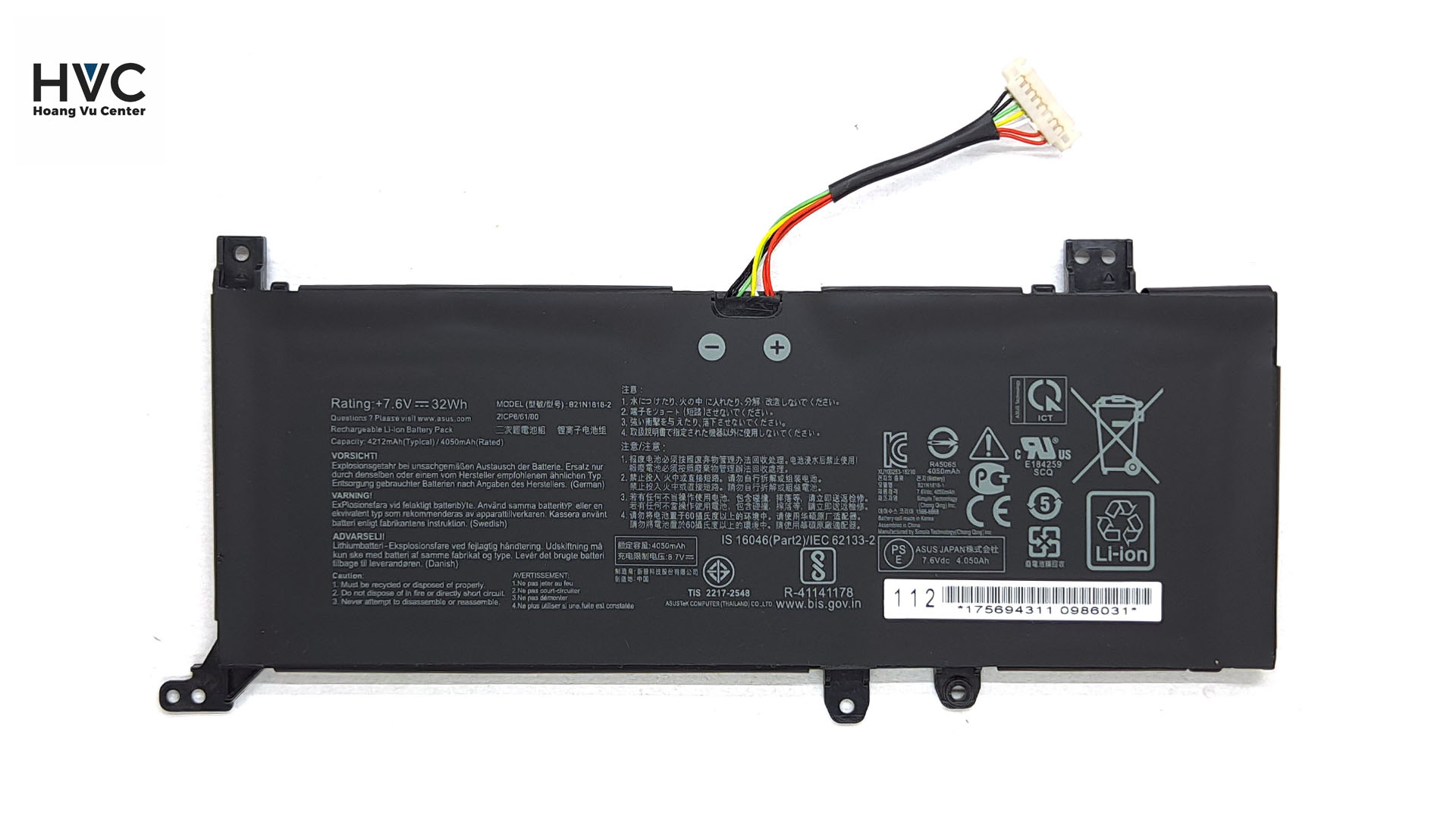 Pin Laptop Asus VivoBook X512-C21N1818 Zin New